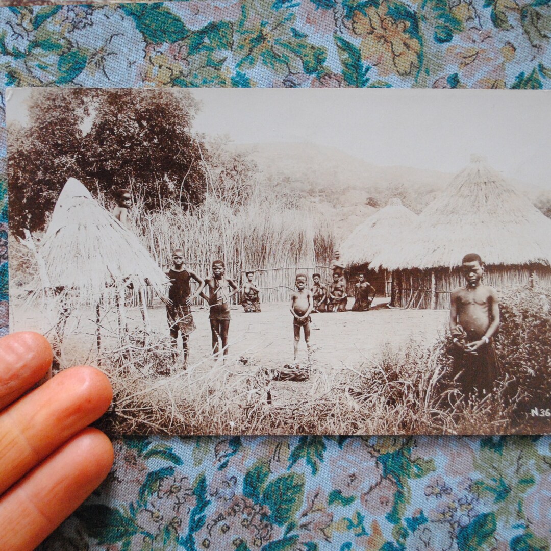 Zulu African Native Tribe - South Africa Postcard Native Children and ...
