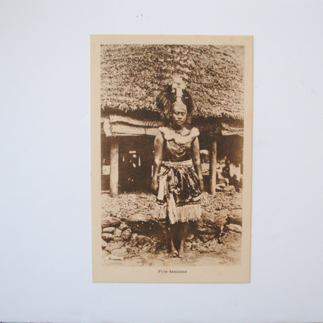 Rare Samoa / Oceania / Polynesia / South Pacific / Portrait of Young ...