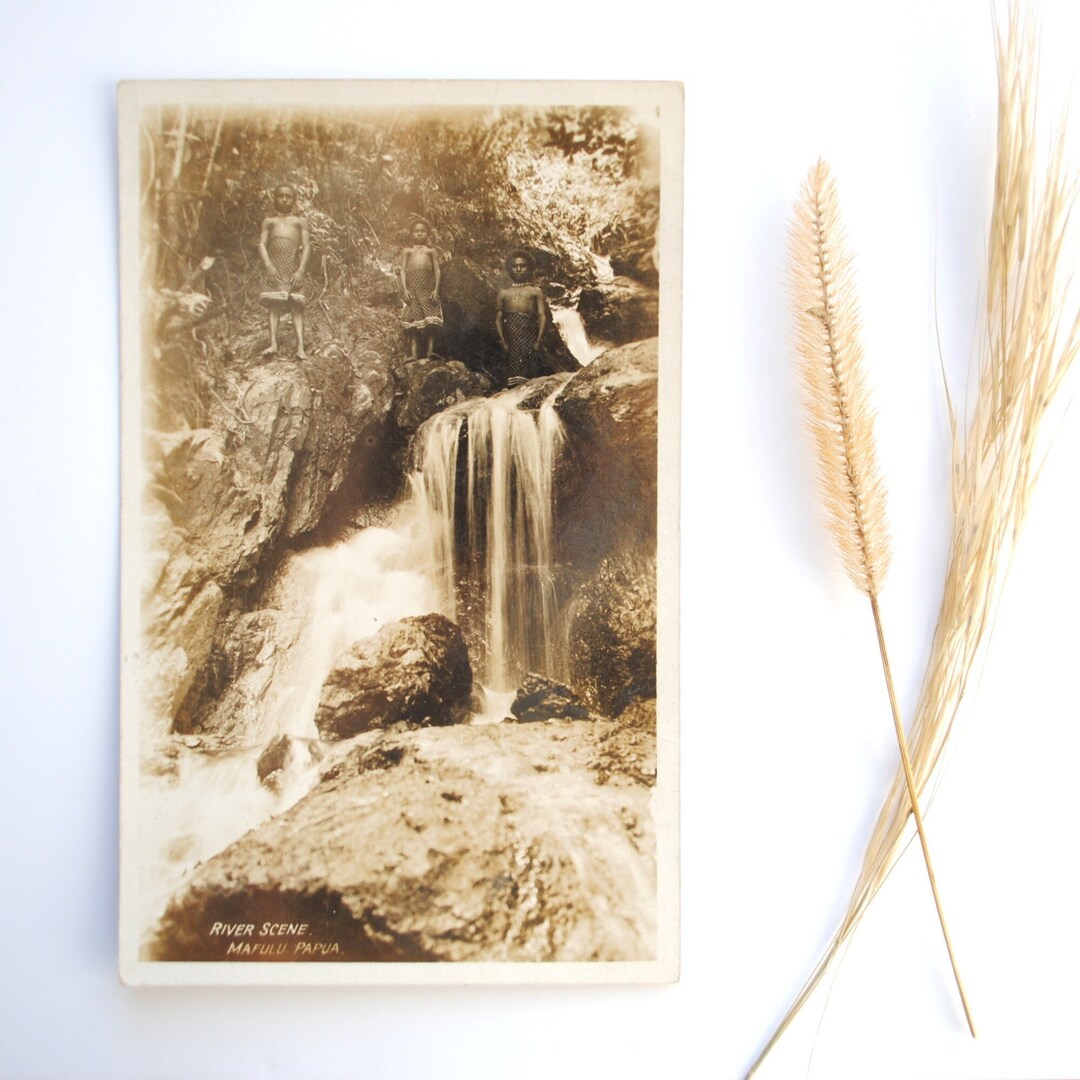 Rare 1920s Papua New Guinea-mafulu-real Photo Ethnographic Portrait ...