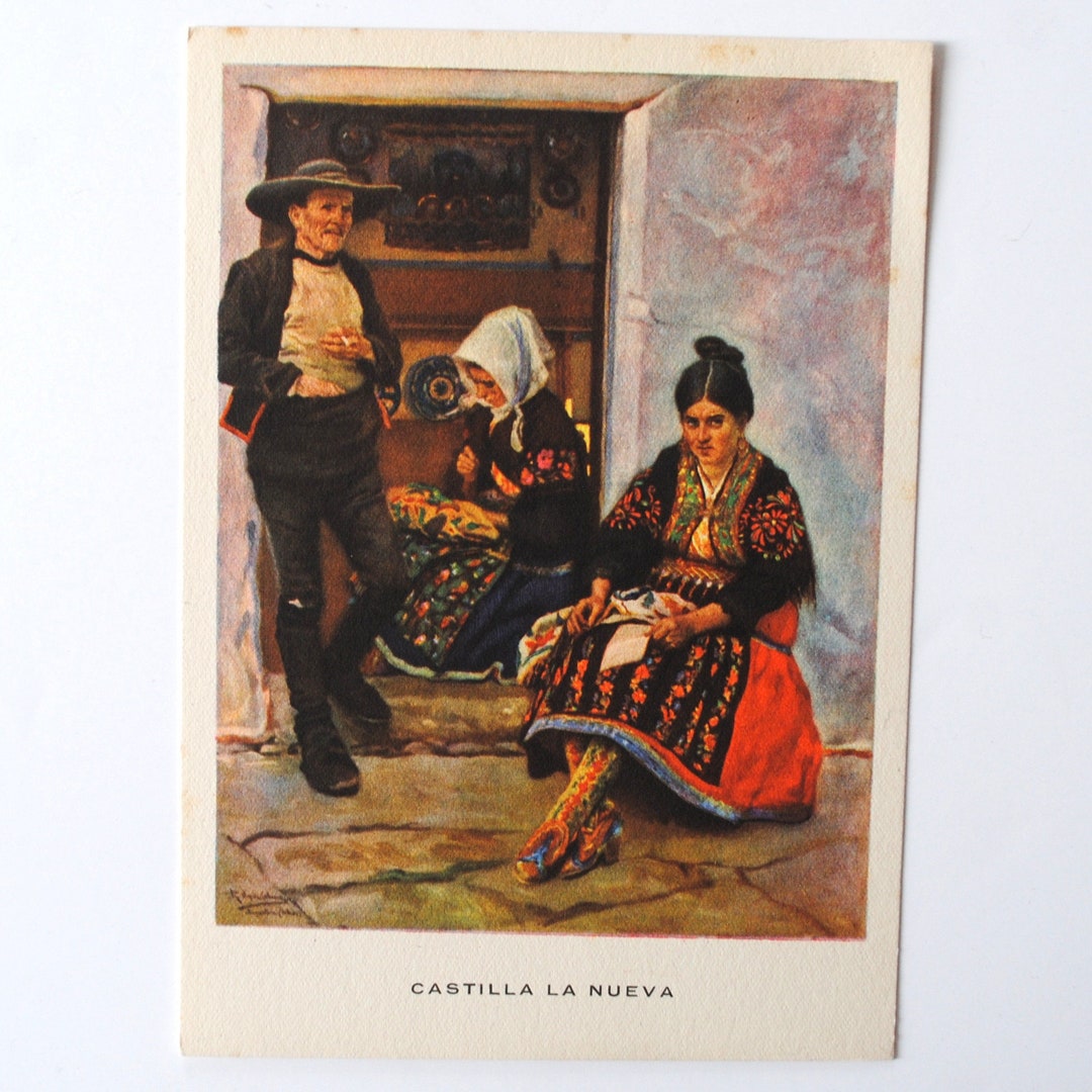Spain 2 Vintage Postcards Castilla La Nueva and Navarra Old Spanish ...