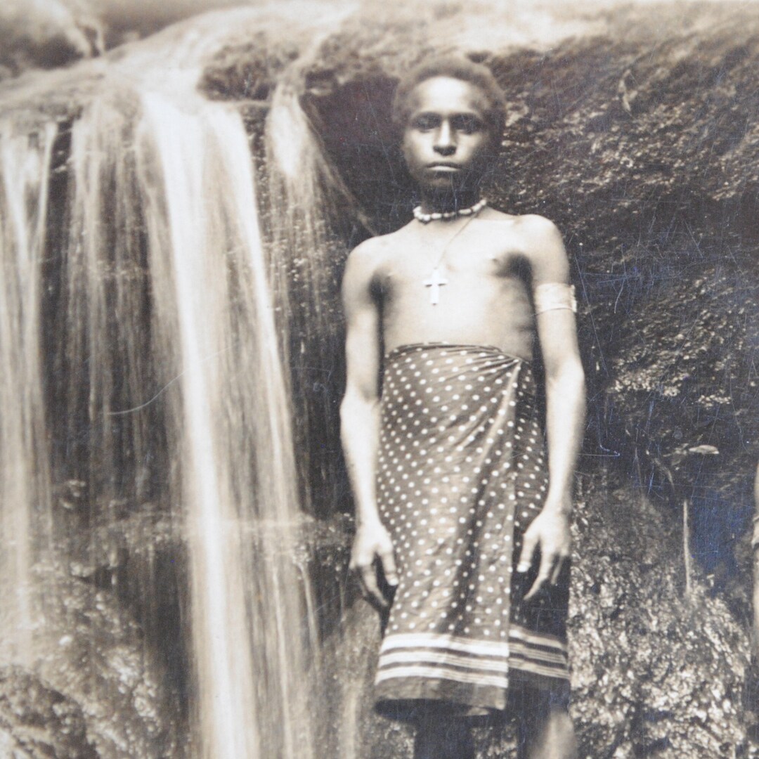 Rare 1920s Papua New Guinea-mafulu-true Photo - Ethnographic Portrait ...
