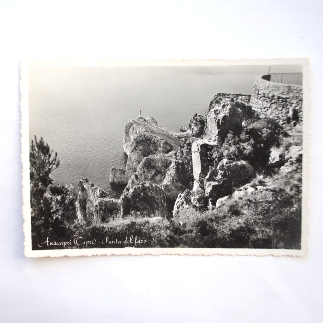Capri anacapri Italy Bay of Naples 3 Vintage Postcards 1950 ...