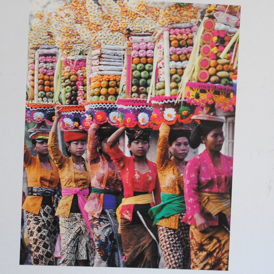 Bali 2 Vintage Prints From 1970 / Reproduction of Photographs ...