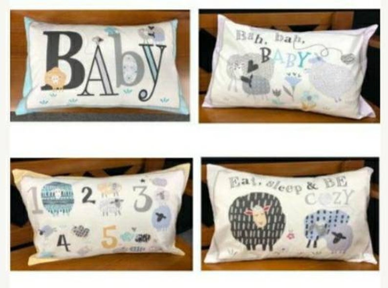 Bah Bah Baby Counting Sheep Windham Fabrics Pillow Panel - Etsy