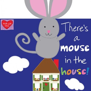There's A Mouse in the House, Fabric Soft Book Panel, Huggable ...