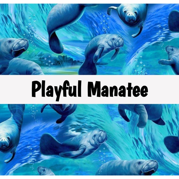 Manatee Fabric - Etsy