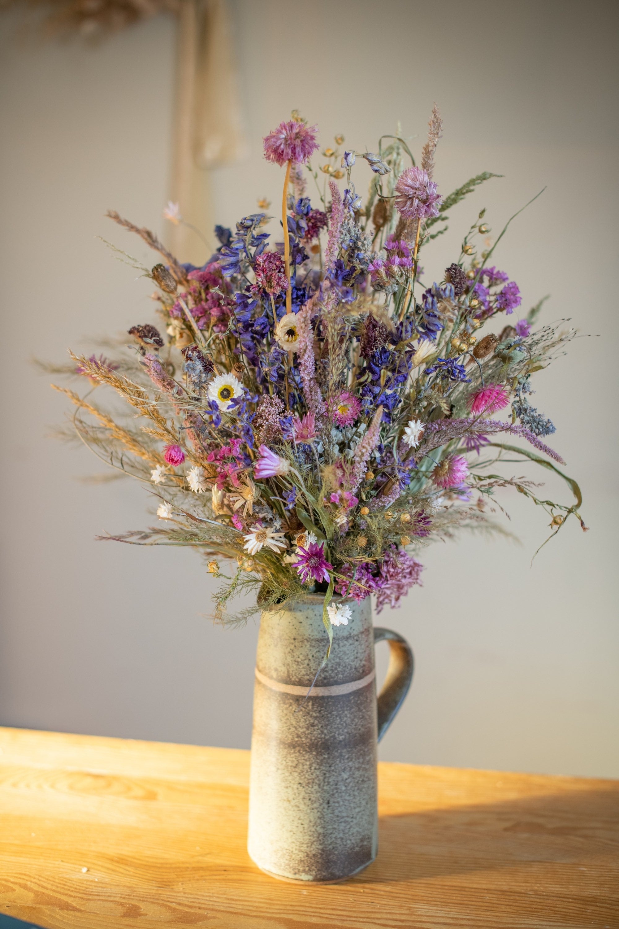 Wildflower Meadow Dried Flower Arrangements. Dried Bouquet/bud Vase ...