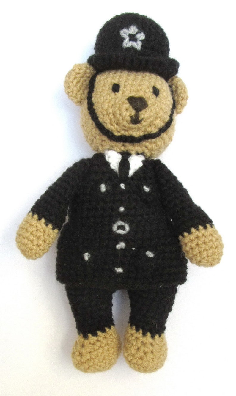 Crocheted Policeman Bear. Pattern Only. - Etsy
