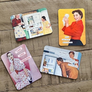 Anne Taintor Funny Kitchen Magnets, Sarcastic Retro Magnets - Etsy