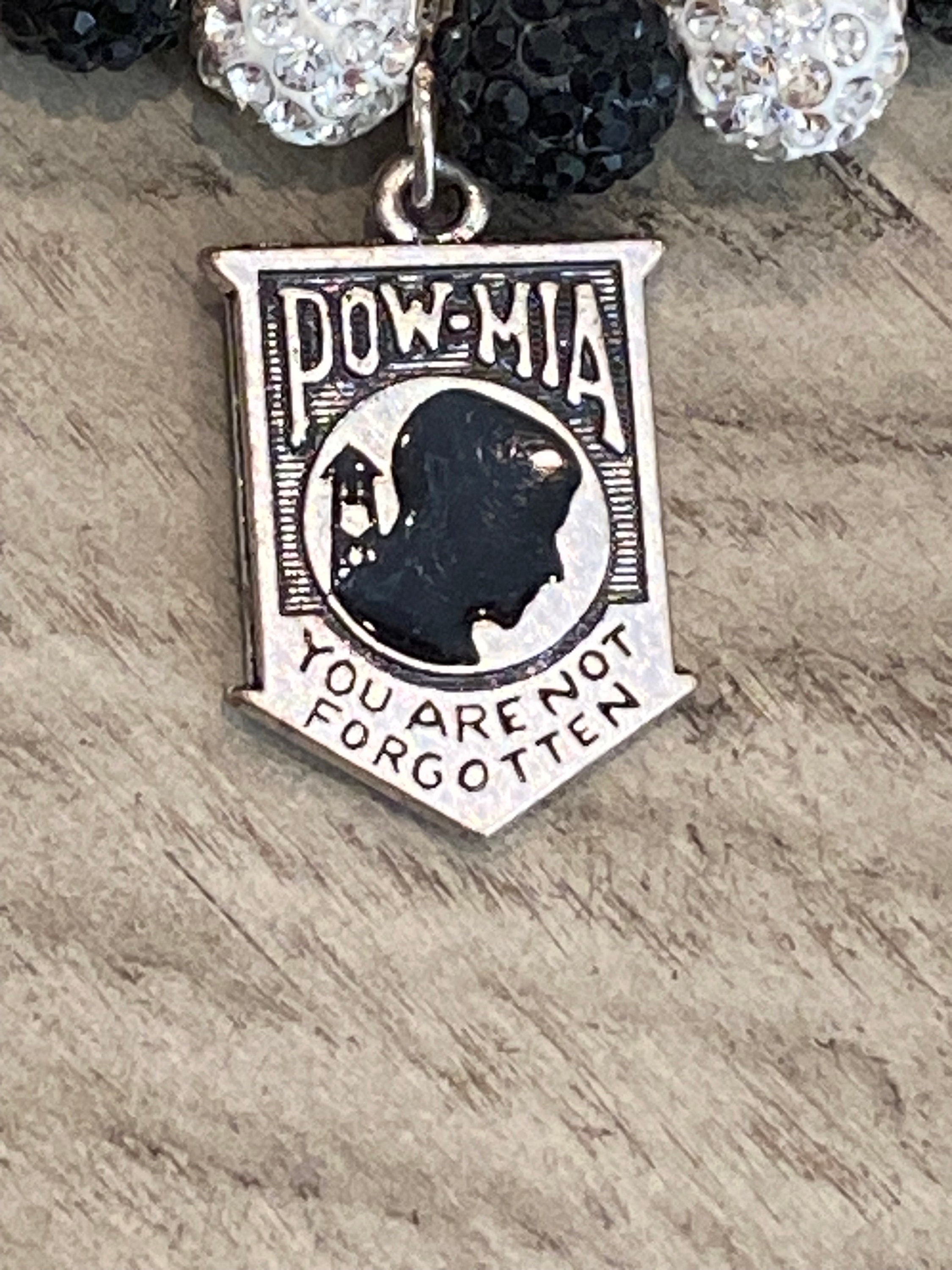 POW-MIA Prisoner of War Beaded Bracelet - Etsy