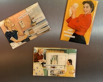 Anne Taintor Magnets Refrigerator Magnets Retro Design Funny Gifts - Etsy