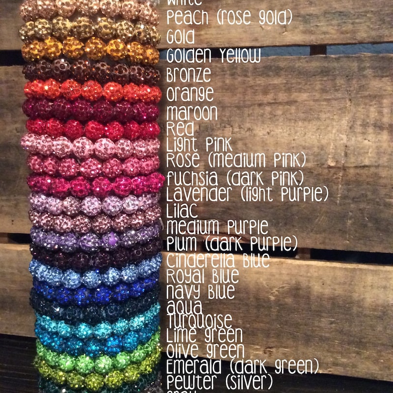 Shamballa Bead Jewelry - Etsy