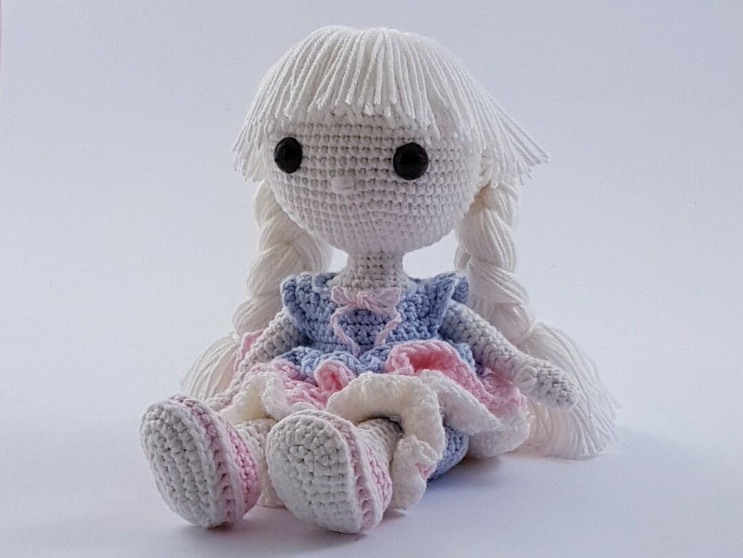 Doll Crochet Pattern Fany Amigurumi Pdf - Etsy