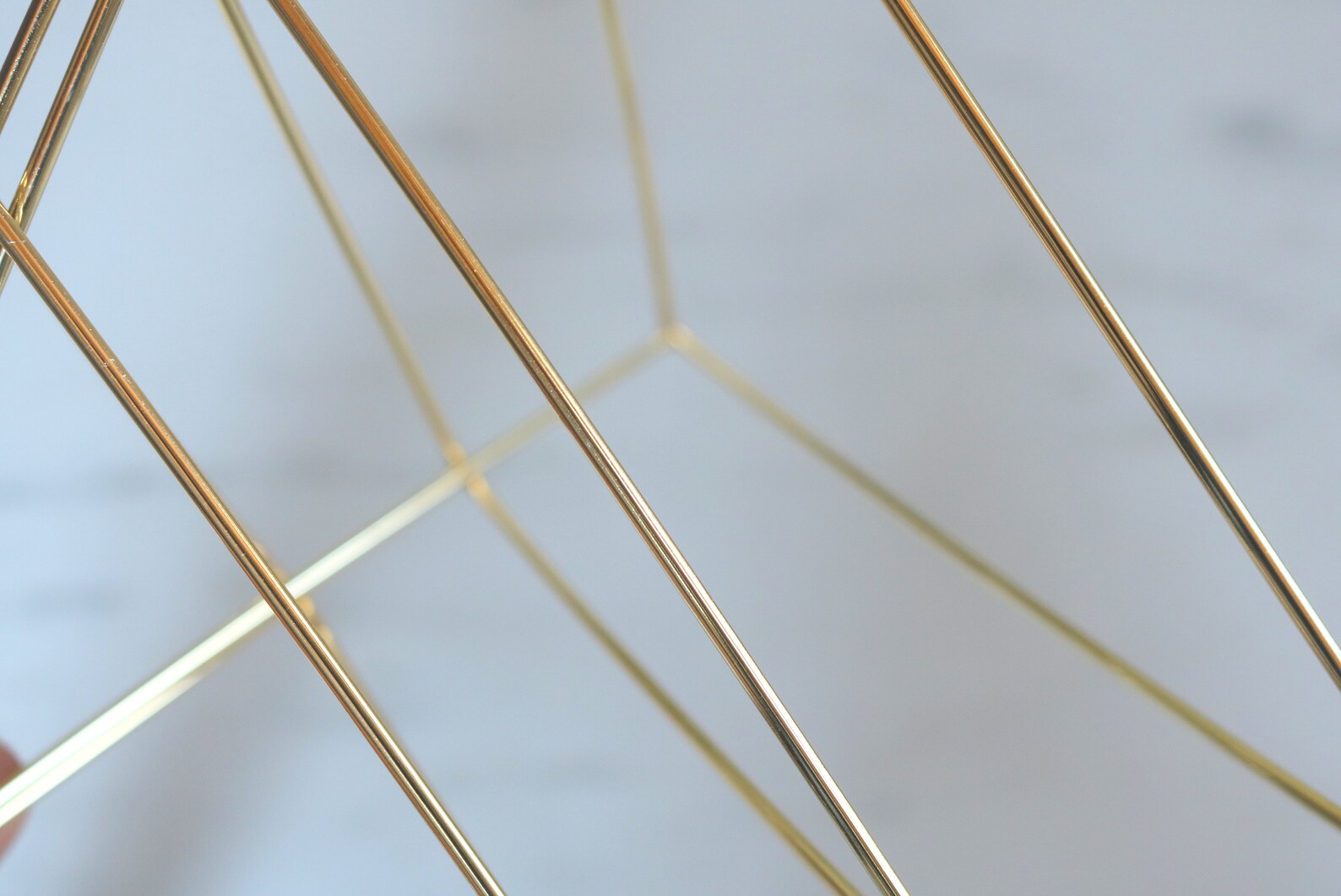 Different Size Gold Tone Tetrahedron Nesting Triangle Centerpieces ...