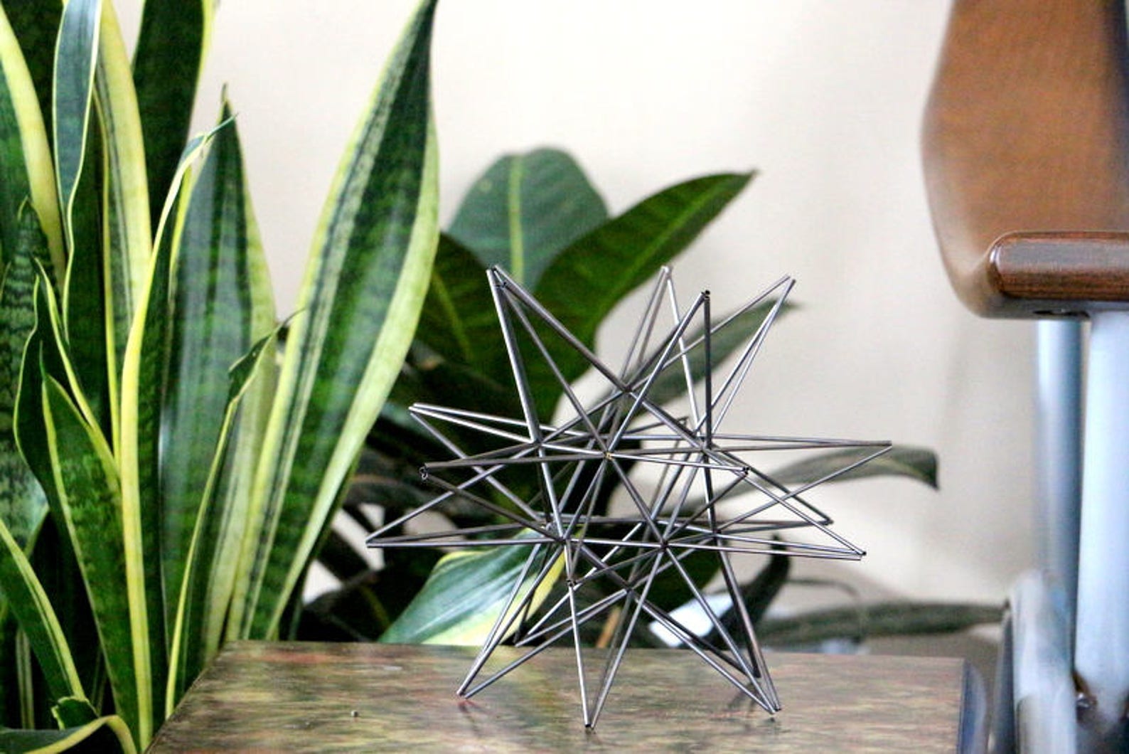 Black Molecule Decor Black Copper Himmeli Home Decor Himmeli | Etsy