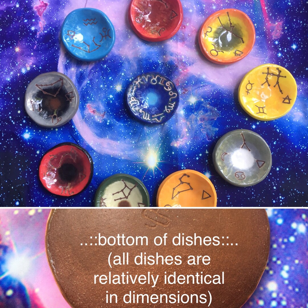 Zodiac Symbols Pixie Dish - Etsy
