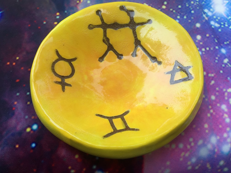 Zodiac Symbols Pixie Dish - Etsy