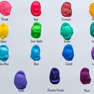 Violet Pearlescent Color Goop Acrylic High Viscosity Paint for ...