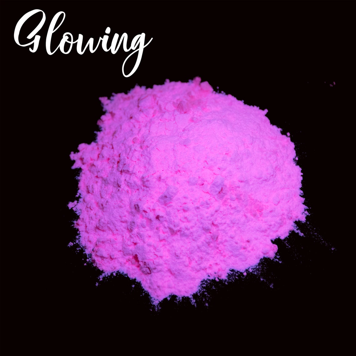 Pink Glow in the Dark Pink in Daylight Pigment Powder for - Etsy