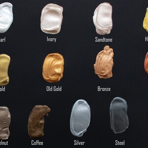 Hazelnut Pearlescent Color Goop Acrylic High Viscosity Paint for ...