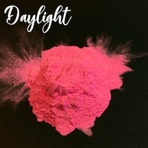 Purple Glow in the Dark Pink in Daylight Pigment Powder for Epoxy ...