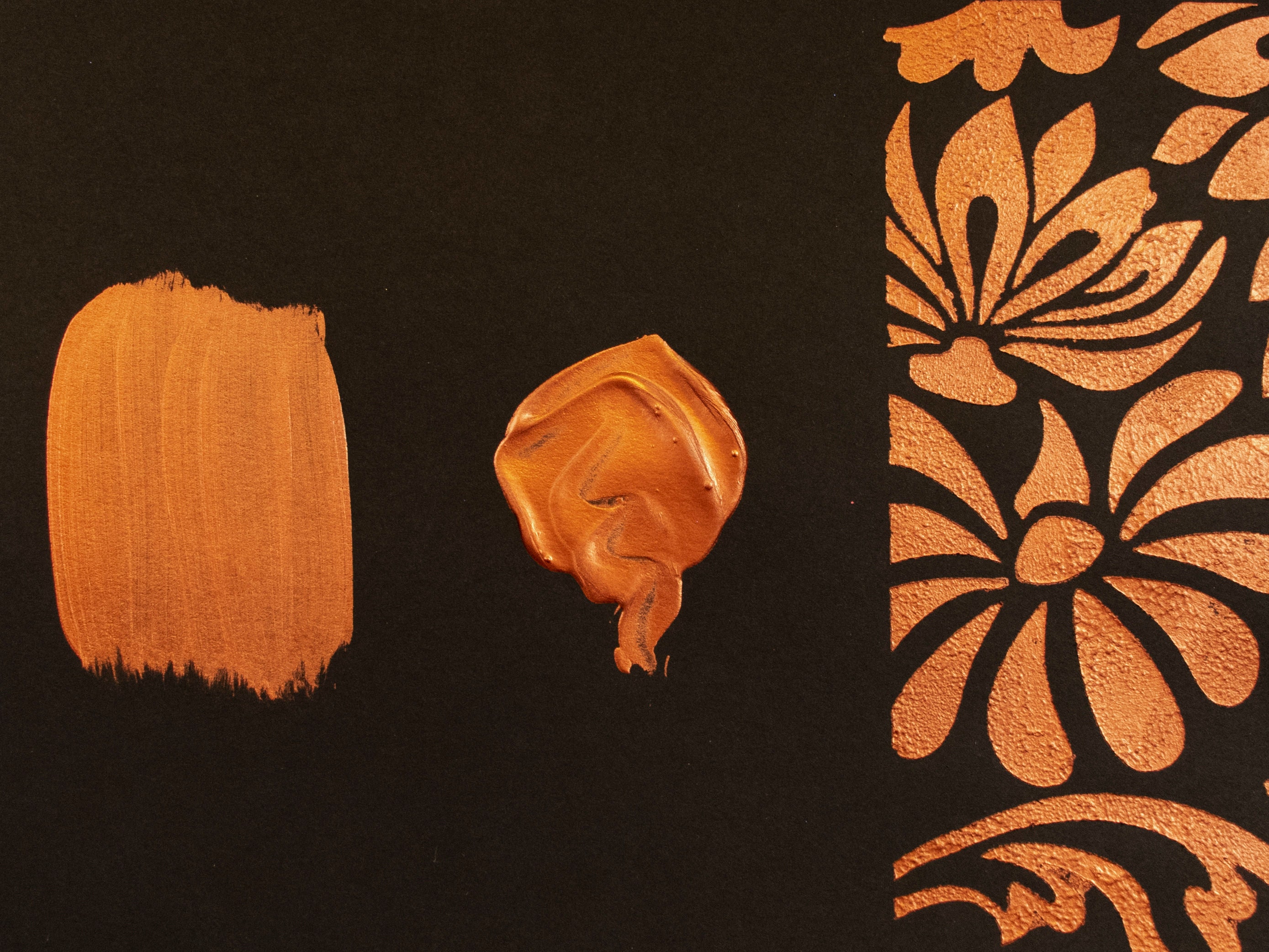 Copper Pearlescent Color Goop Acrylic High Viscosity Paint for - Etsy