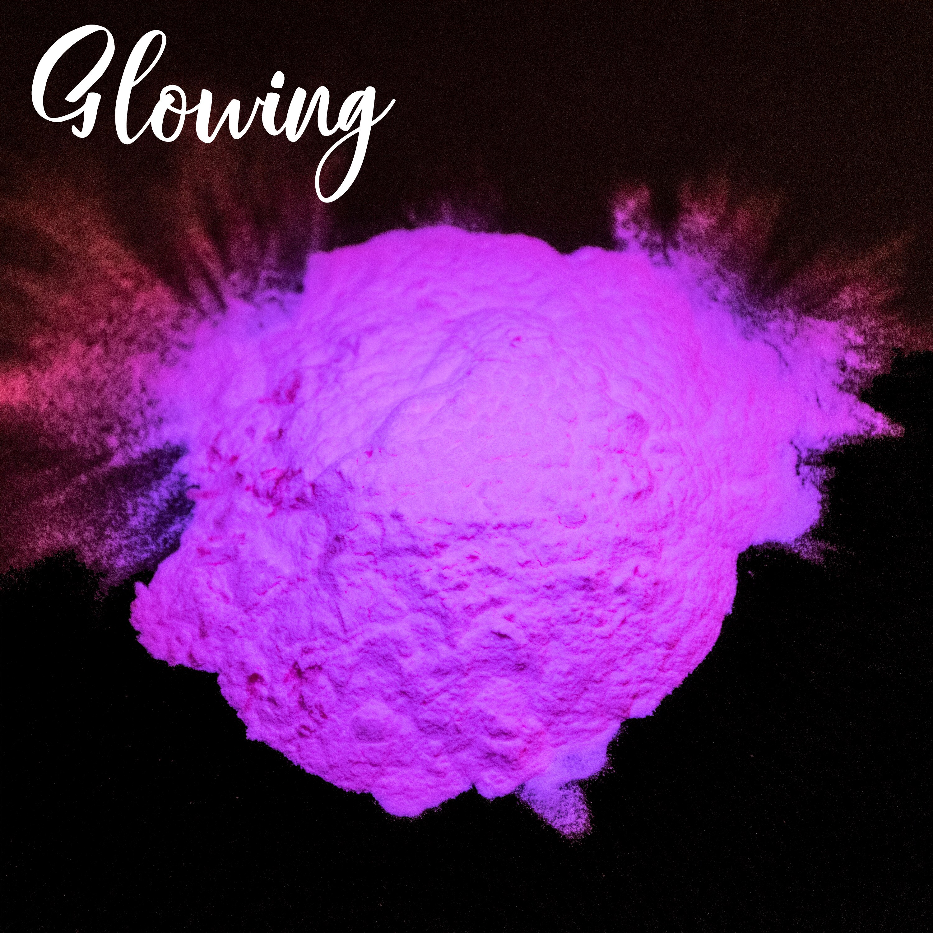 Purple Glow in the Dark Pink in Daylight Pigment Powder | Etsy