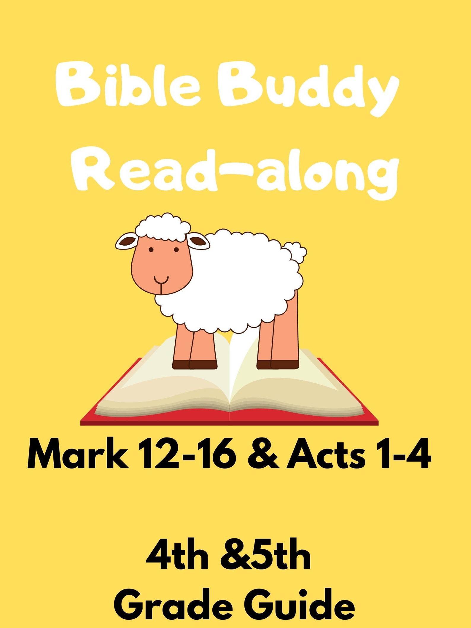 2nd Bible Buddy Read-along FULL SET Lambs - Etsy