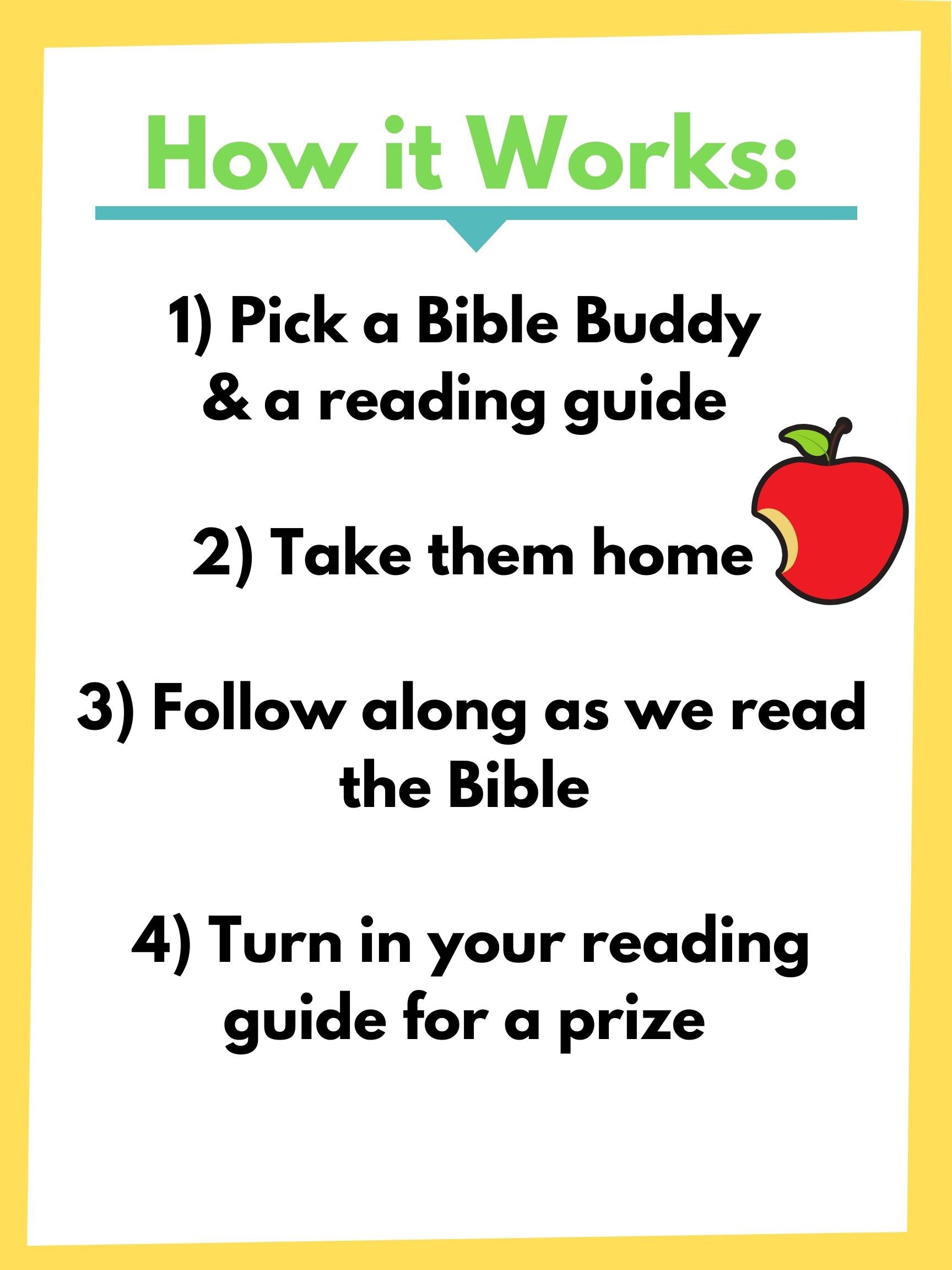 2nd Bible Buddy Read-along FULL SET - Etsy