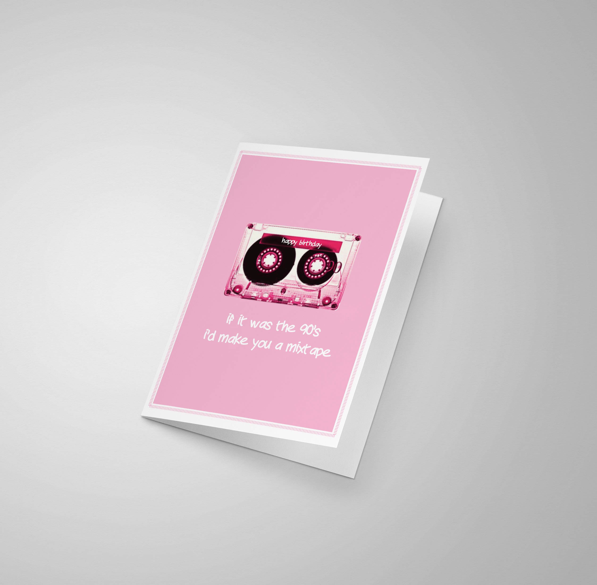 Mixtape Birthday Card - Etsy