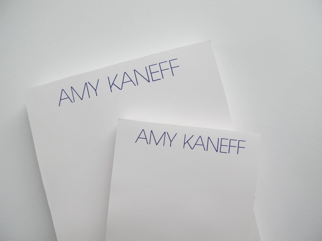 Set of 2: STANDARD NOTEPAD SET - Etsy