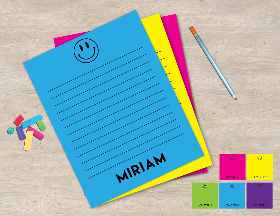 NOTEPAD | Smiley Story Pad - Etsy