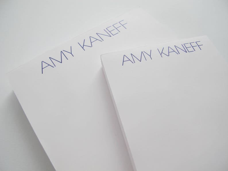 Set of 2: STANDARD NOTEPAD SET - Etsy