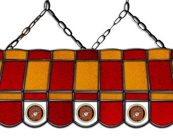 Stained Glass Pool Table Light - Etsy