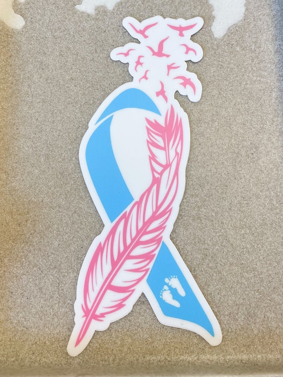 Pregnancy and Infant Loss Awareness Ribbon Sticker - Etsy