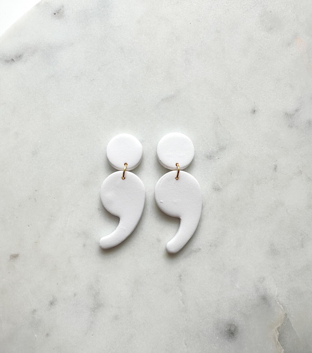 Semi Colon Dangle | Suicide Awareness Symbol | Writer Symbol | Mental ...