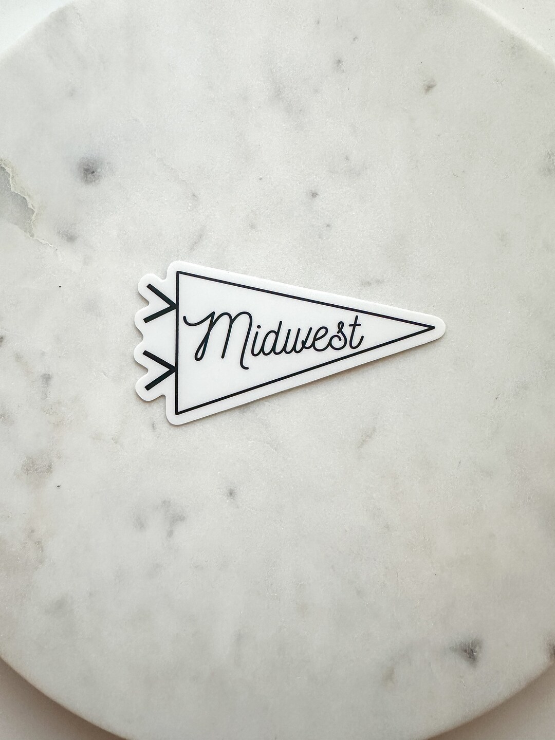 Midwest Pennant Flag Weatherproof Sticker | KCMO | Midwesterner ...