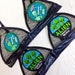 Alien Bralette Alien Rave Festival Bra Green UFO Sheer Mesh Alien ...