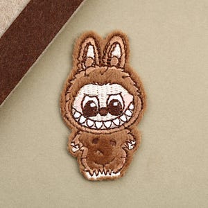 Labubu Inspired Patch Labubu Patch Embroidery Iron on Patch Stitch on ...