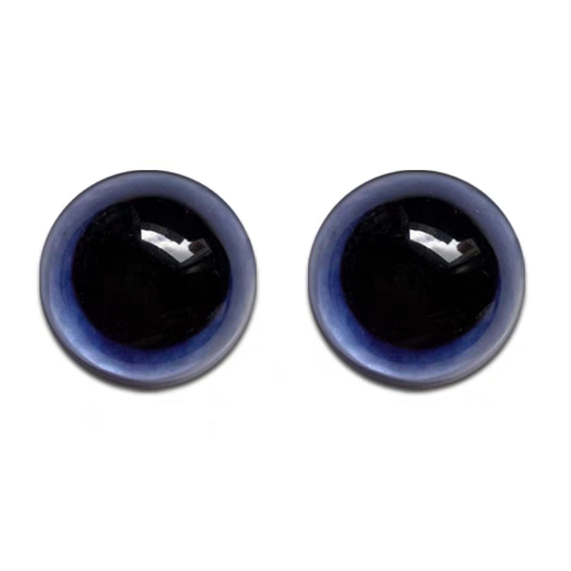 Deep Blue Glass Eyes for Toys Blue Cat Eyes Toys Large Pupils Eyes Doll ...