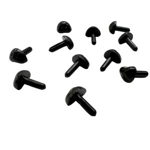 Mini Dog Nose 5pcs Tiny Plastic Noses Black Dog Nose Felted Toy Pink ...