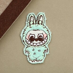 Labubu Inspired Patch Labubu Patch Embroidery Iron on Patch Stitch on ...