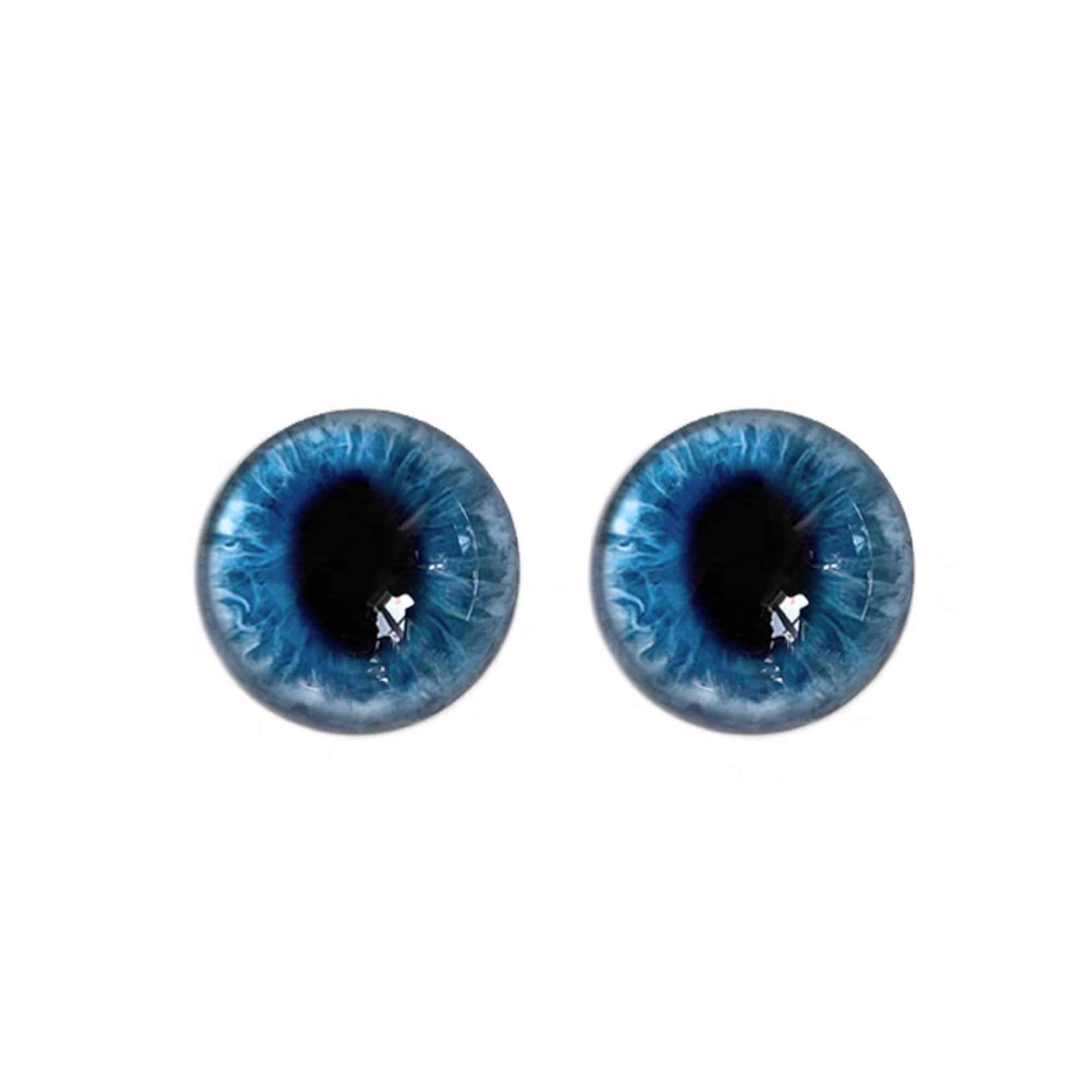 Realistic Blue Cat Eyes Glass Eyes for Toy Cat Eyes Felted Toy Eyes Diy ...