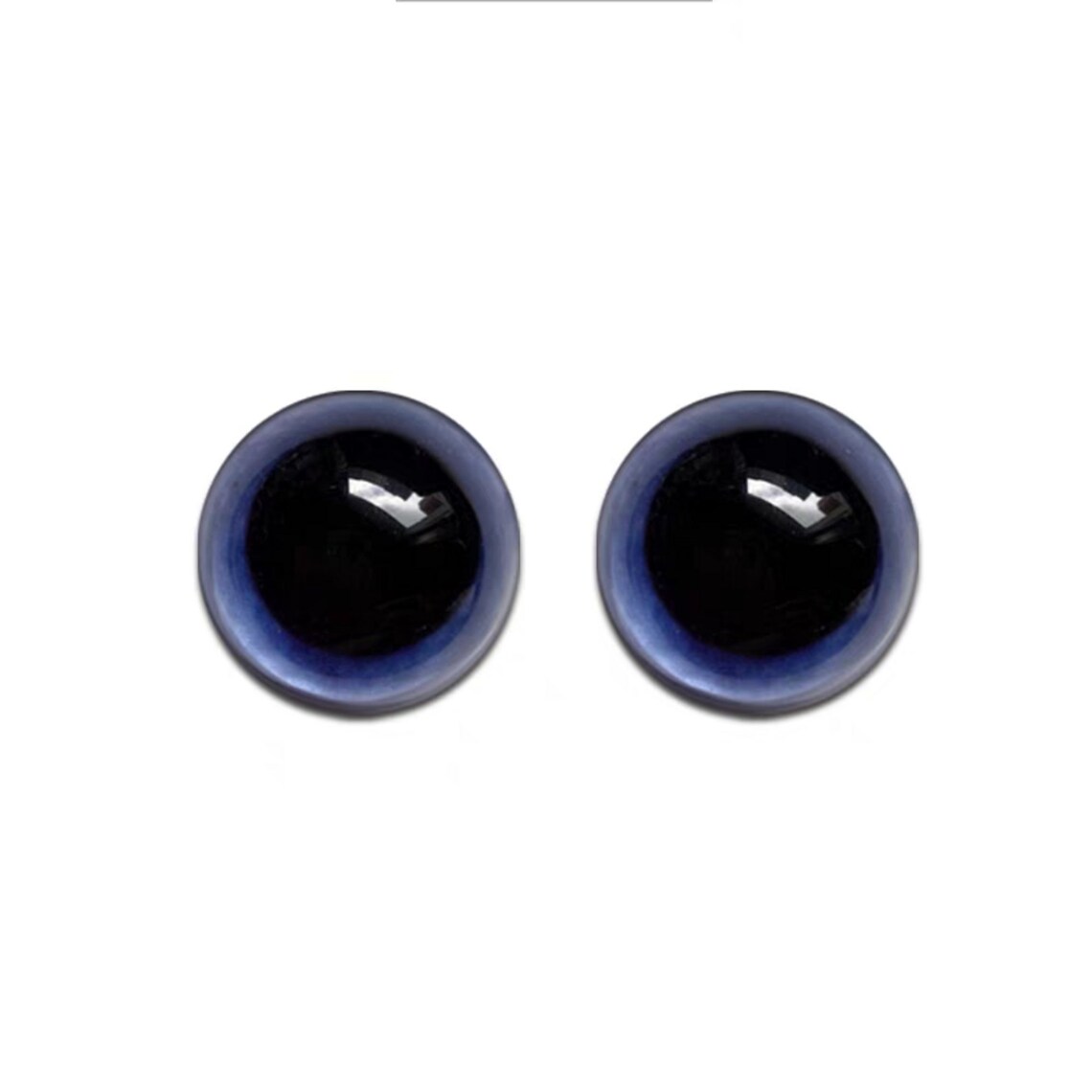 Deep Blue Glass Eyes for Toys Blue Cat Eyes Toys Large Pupils Eyes Doll ...