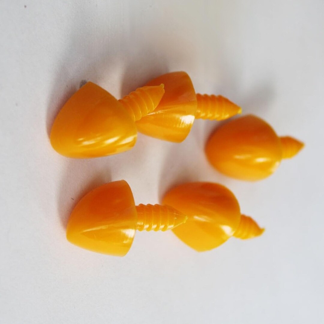 Yellow Beak 5pcs With Washers Bird Beak for Toy Bird Mouth Bird Nose ...