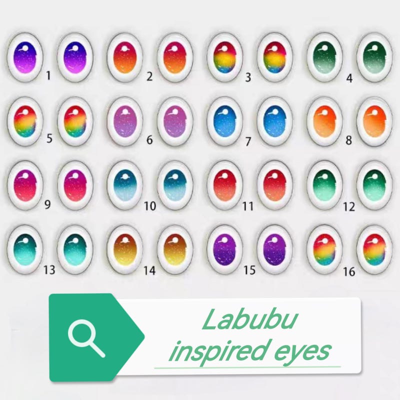 Labubu Eyes - Etsy