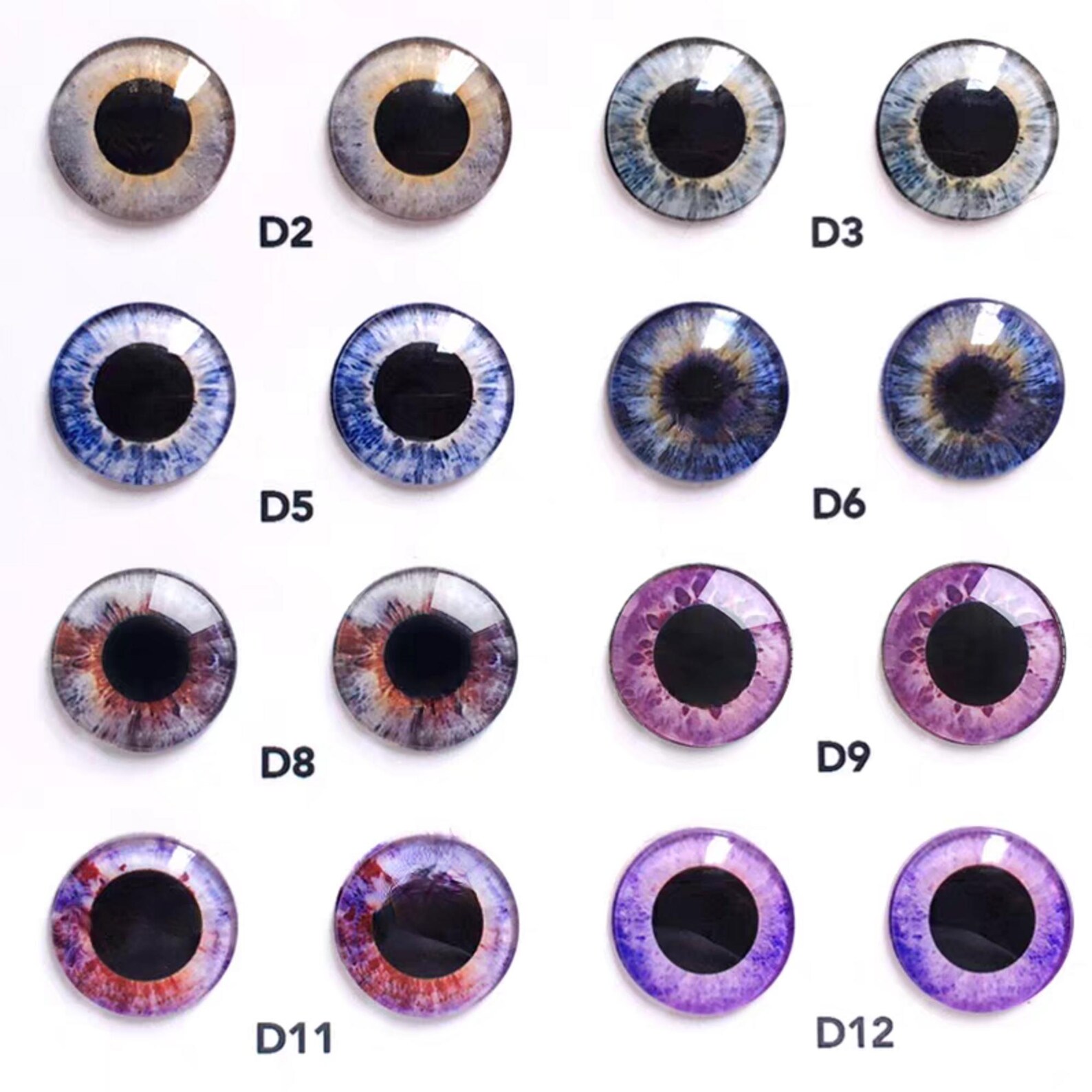 Realistic Gray Blythe Eye Chips Blythe Doll Eyes Blue Doll Eyes for ...