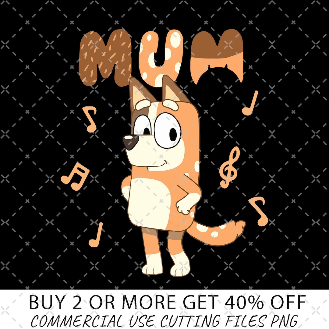 Bluey mamá PNG Bluey familia PNG Bluey PNG Bluey Bingo PNG - Etsy España