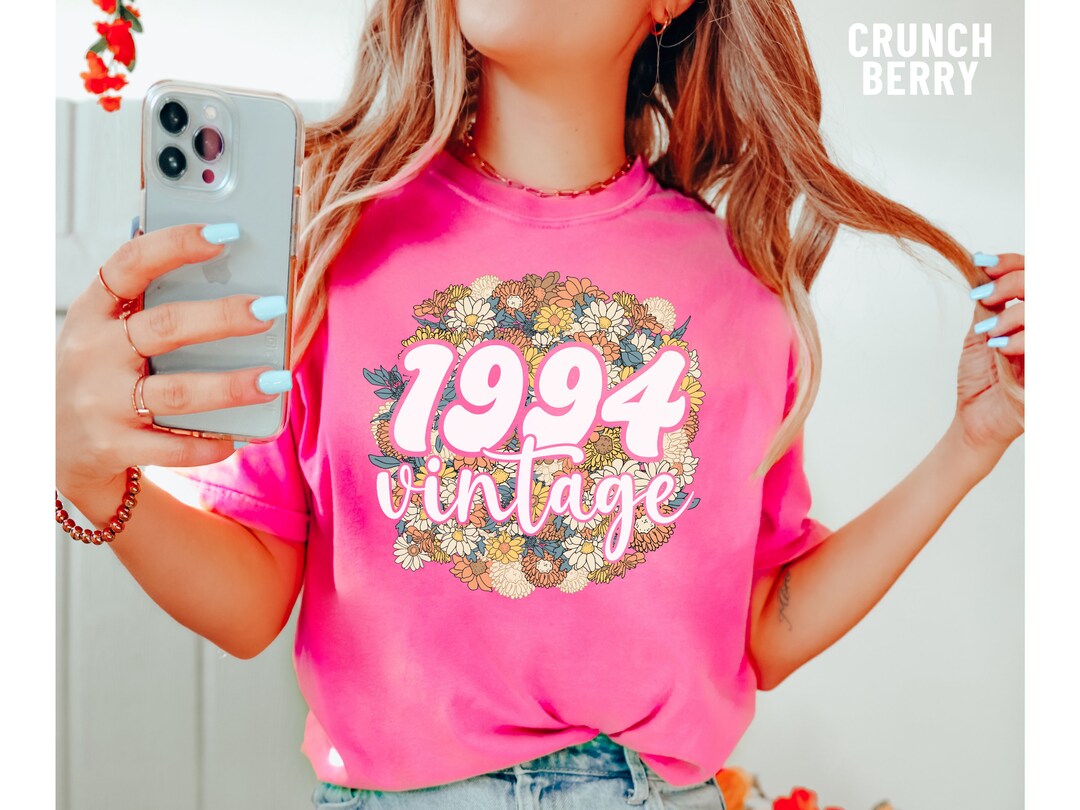 30th Birthday Shirt Vintage 1994 Shirts Birthday Gift for Women From ...