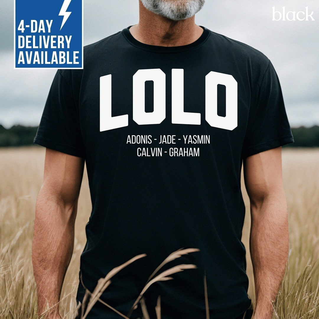 Personalized Lolo Shirt Custom Filipino Lolo Shirts Lolo Gift ...